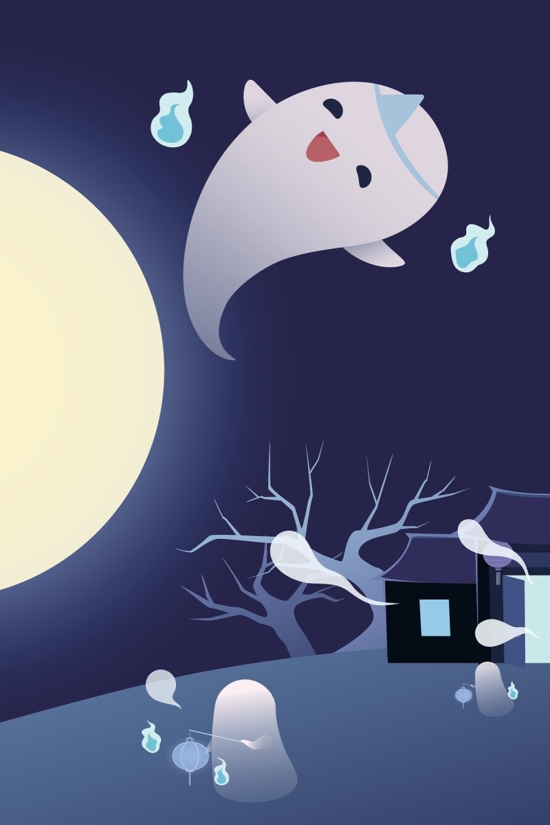 Ghost The Cartoon Fish