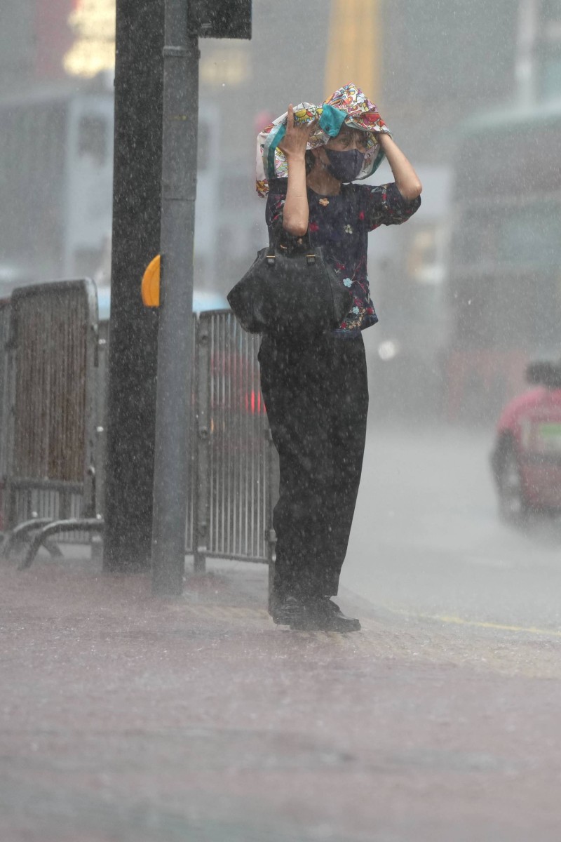 Hong Kong issues amber rain warning, says ‘widespread’ heavy showers ...
