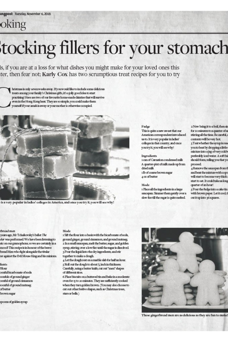 SCMP 115th Anniversary x Young Post: Throwback edition - Cooking ...