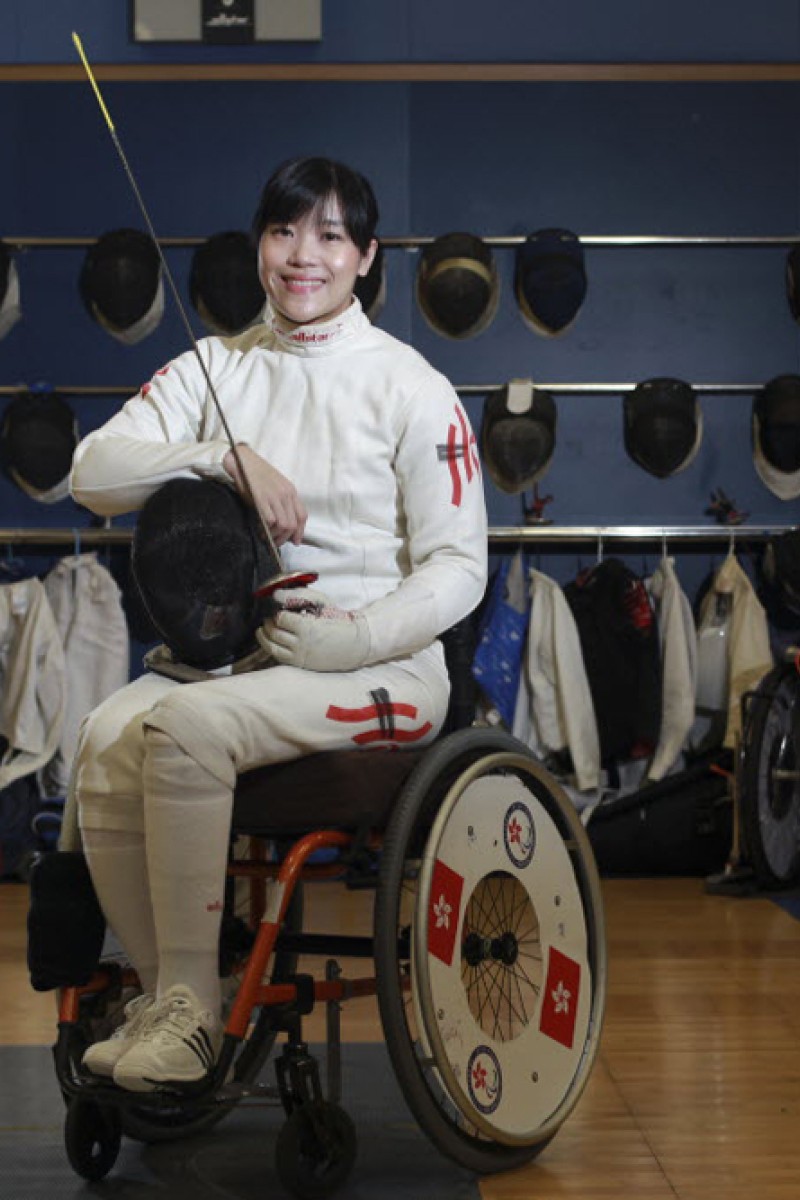 Wheelchair fencer Alison Yu wins two gold medals at World Cup - Young ...