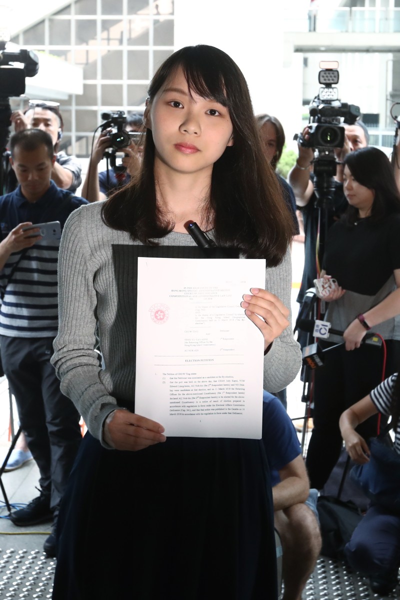 Election ban on Hong Kong pro-democracy activist Agnes Chow overturned ...