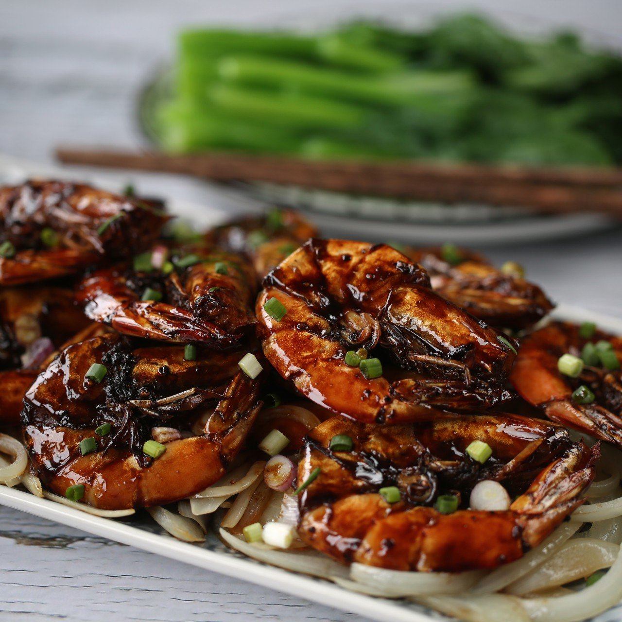 how to cook prawns with sauce