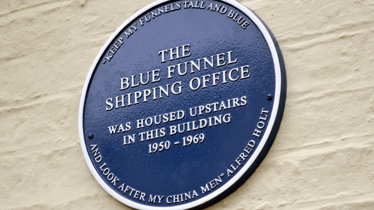 Unusual Blue Plaques