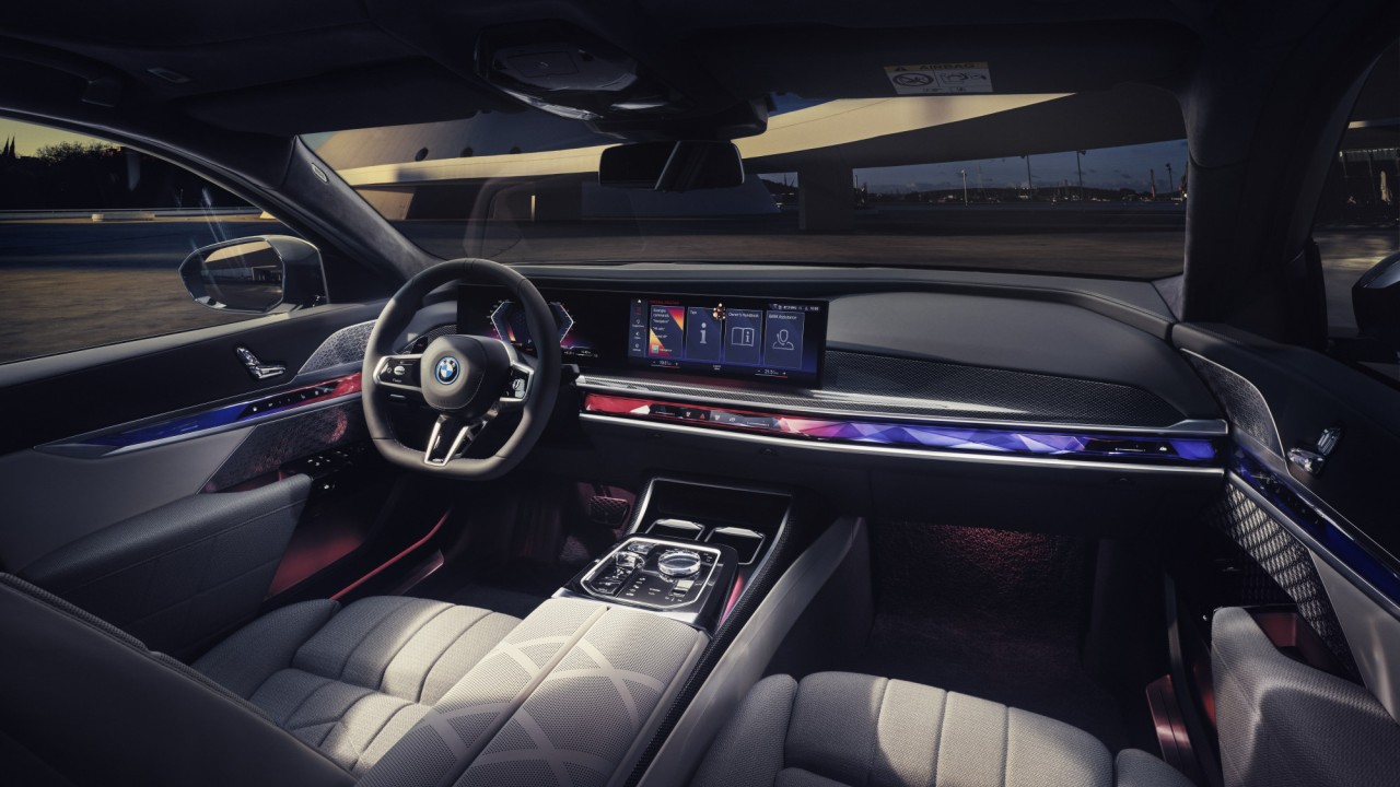 bmw luxury sedan interior