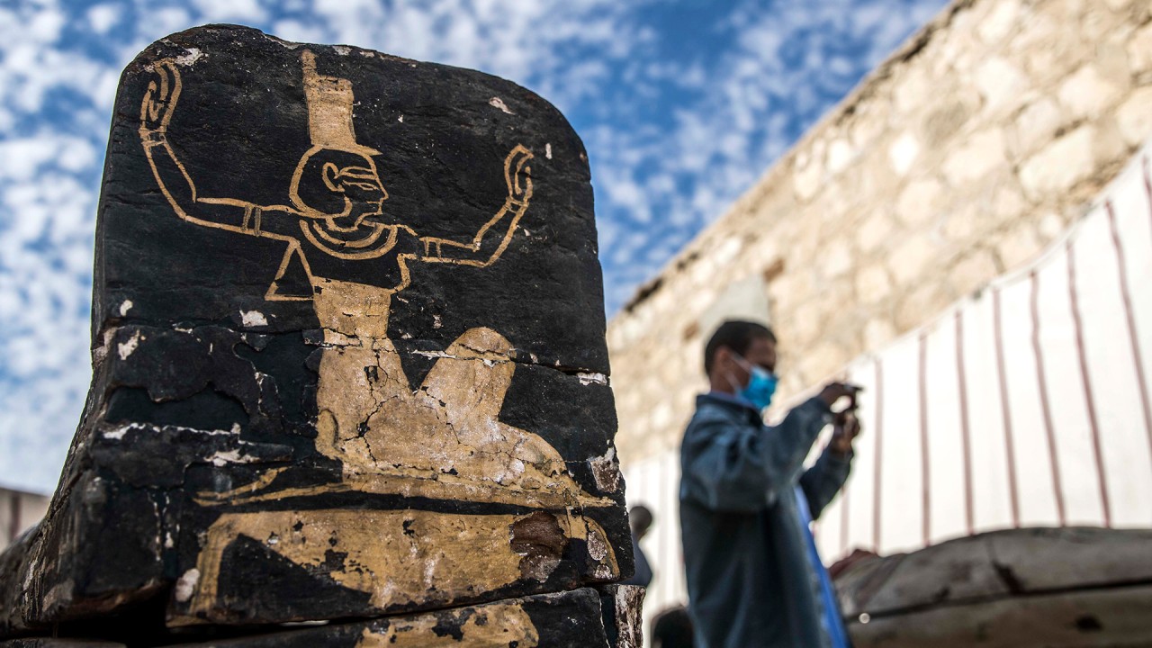Egypt unveils treasures at ancient site in discovery that ‘rewrites ...