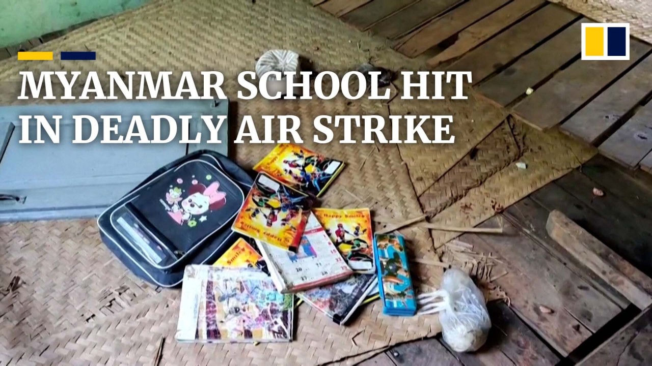 Myanmar military helicopters strafe religious school, killing 7 ...