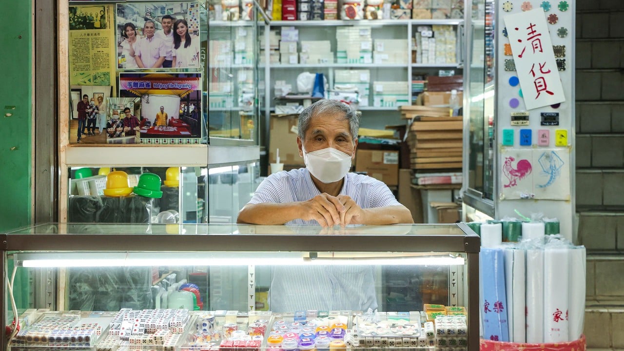 Hand Carved Mahjong Tiles ‘part Of The Hong Kong Story Plight Of Craftsman Facing Eviction