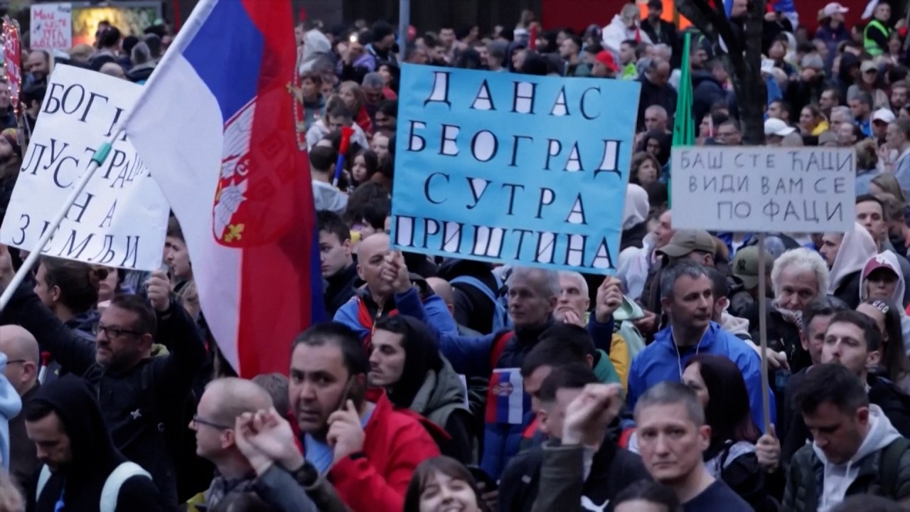 Serbia denies using sonic weapon at massive Belgrade protest | South ...